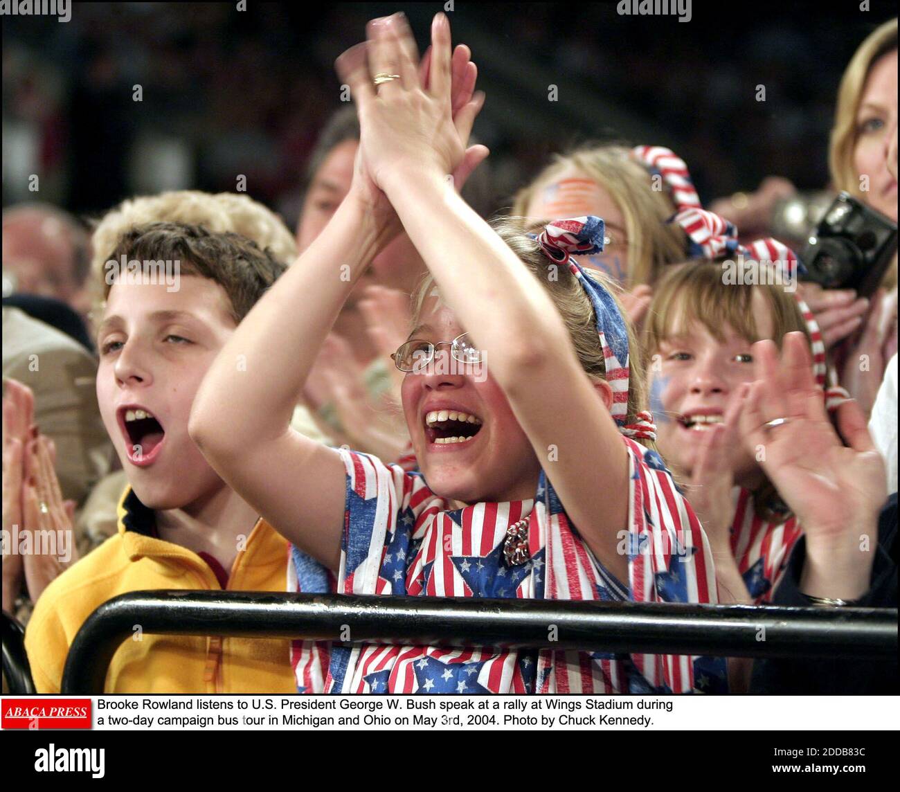 NO FILM, NO VIDEO, NO TV, NO DOCUMENTARY - Brooke Rowland listens to U ...