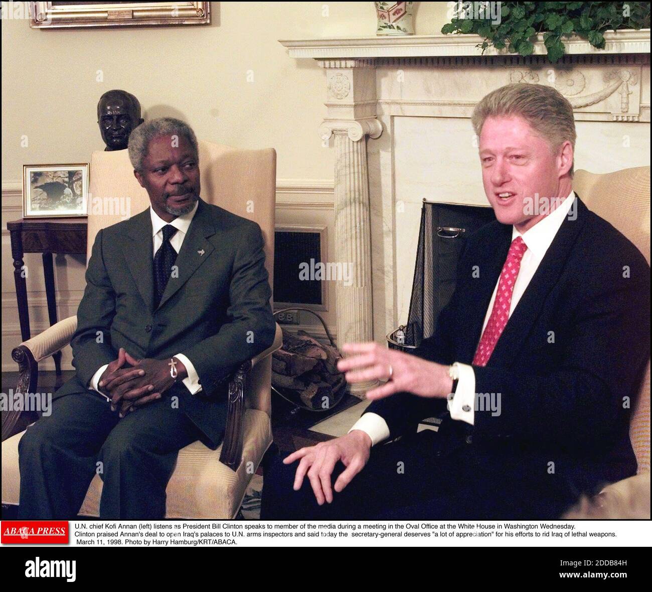 Bill clinton kofi annan hi-res stock photography and images - Alamy