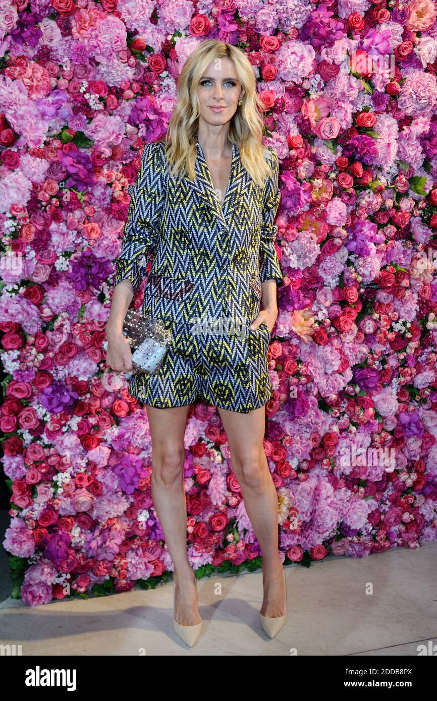 Nicky Hilton Rothschild attending the Schiaparelli Haute Couture Paris ...