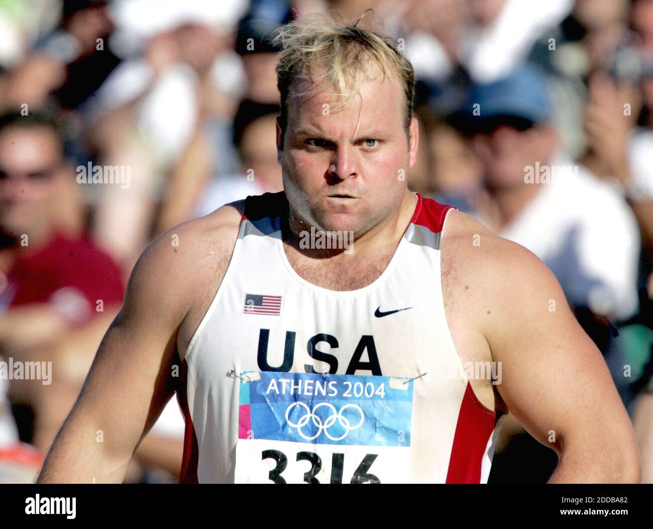 NO FILM, NO VIDEO, NO TV, NO DOCUMENTARY - USA's Adam Nelson prepares ...