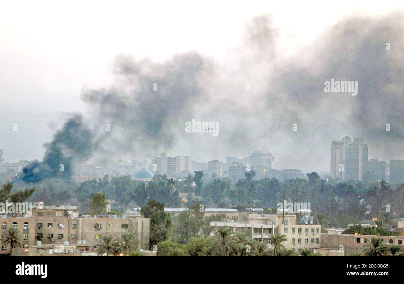 NO FILM, NO VIDEO, NO TV, NO DOCUMENTARY - Smoke rises from a series of ...