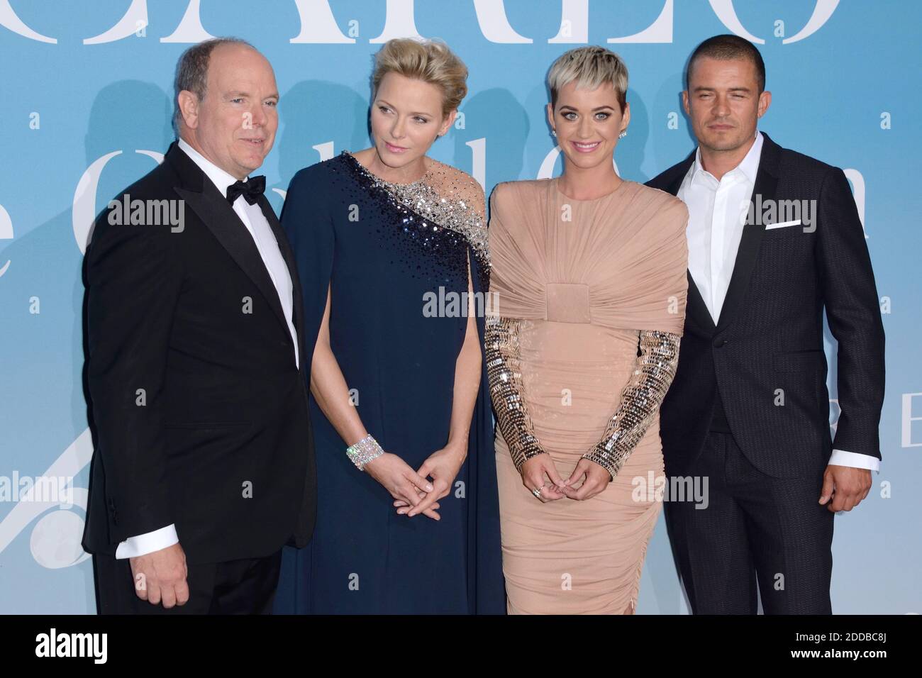 Prince Albert II of Monaco, Princess Charlene of Monaco, Orlando Bloom ...