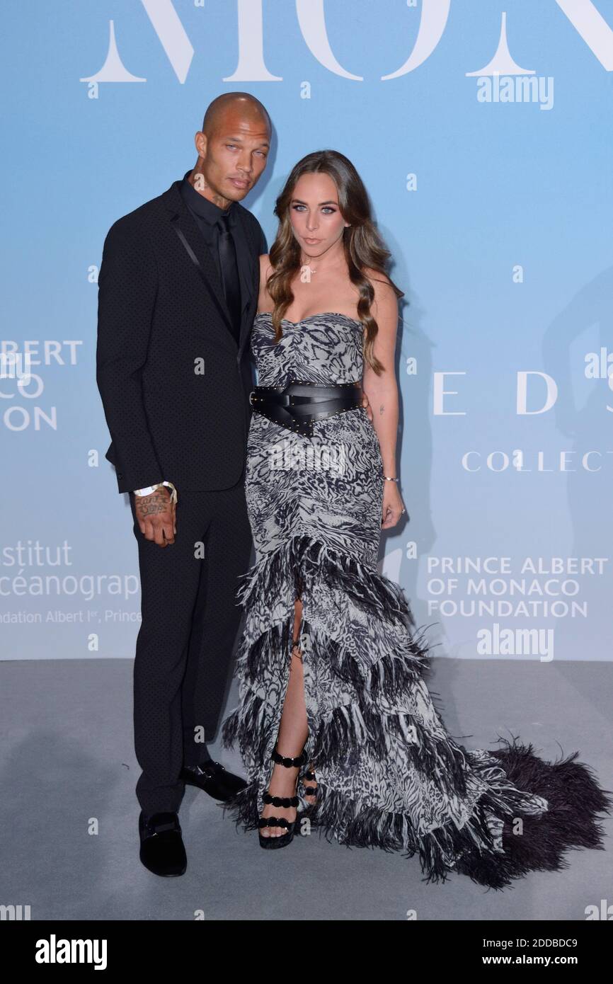 Jeremy Meeks and Chloe Green attending the Gala for the Global Ocean ...