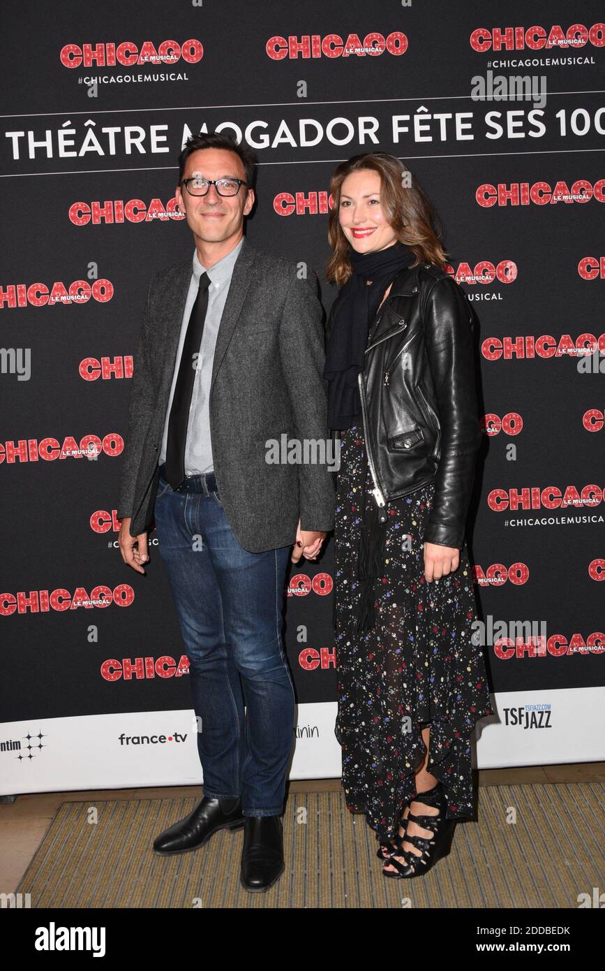 Alexandre de La Patelliere and his wife arriving to the premiere of ...