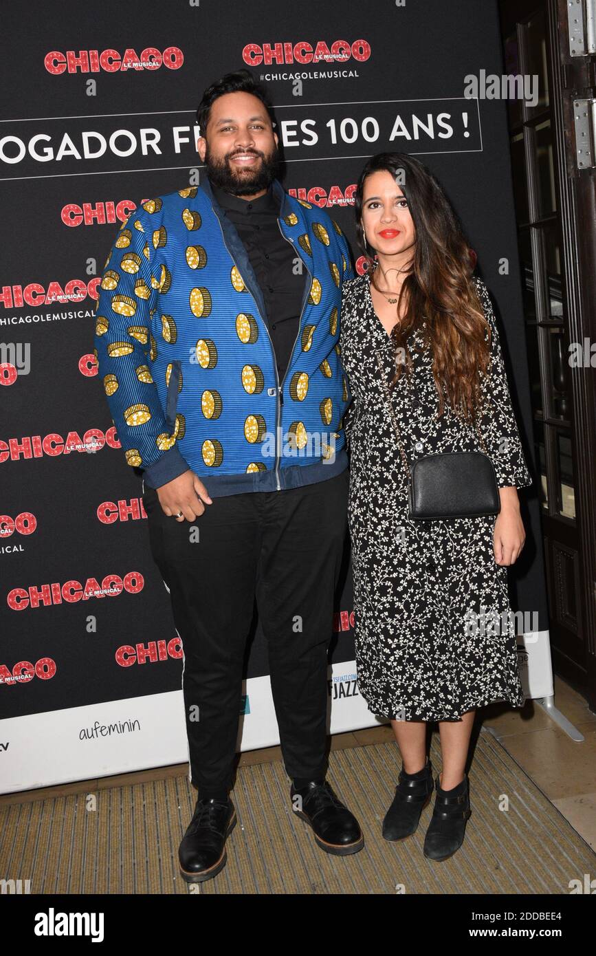 Kevin Razy and his wife arriving to the premiere of Chicago The Musical ...