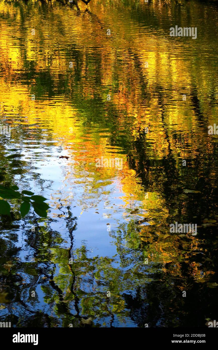 Shiny surface of river Elbe Stock Photo - Alamy