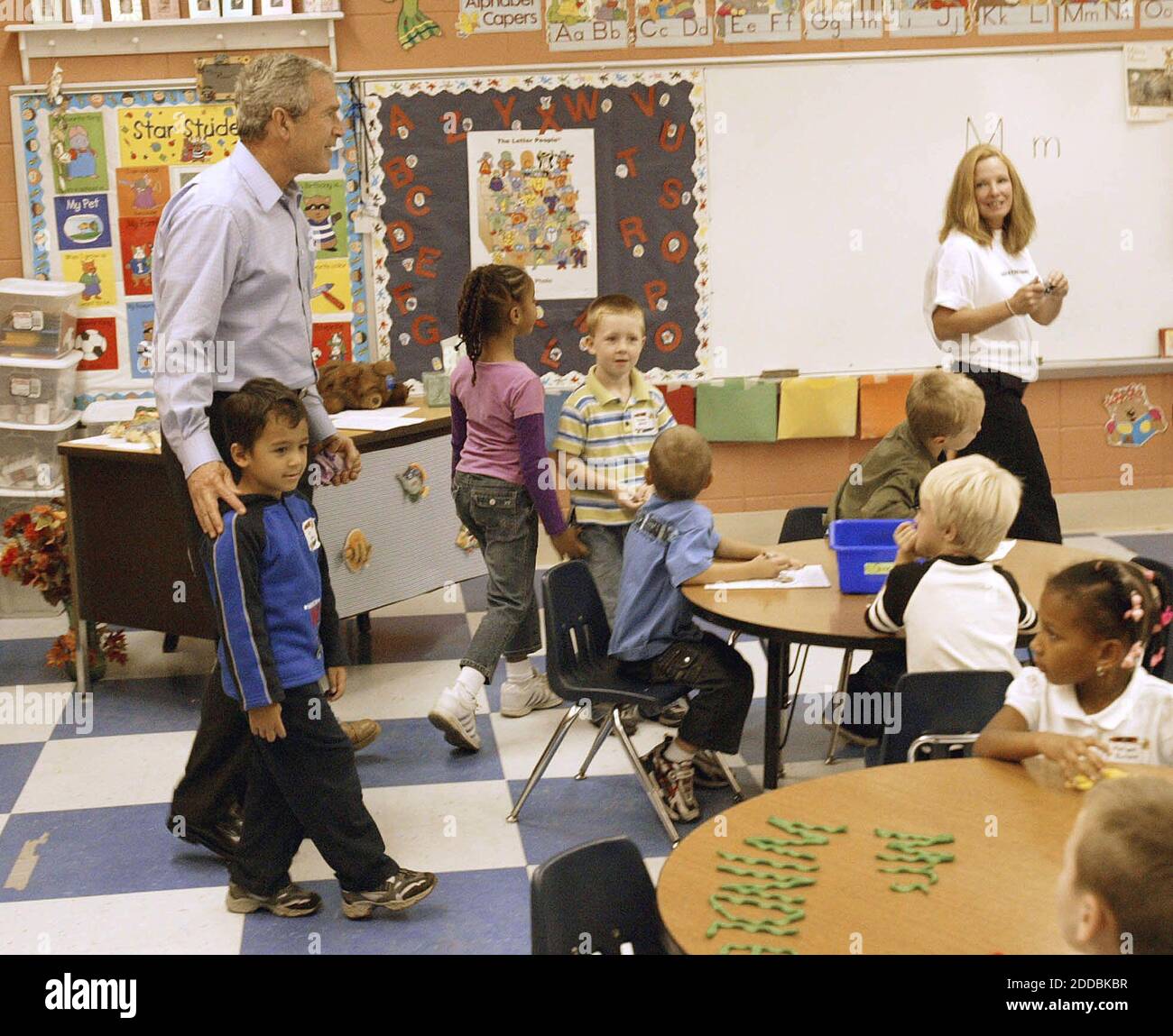 NO FILM, NO VIDEO, NO TV, NO DOCUMENTARY - President George W. Bush ...