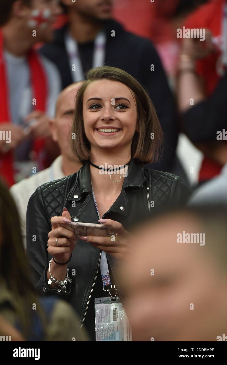 Shannon Horlock attends the 1/8 Final Game between Colombia and England ...