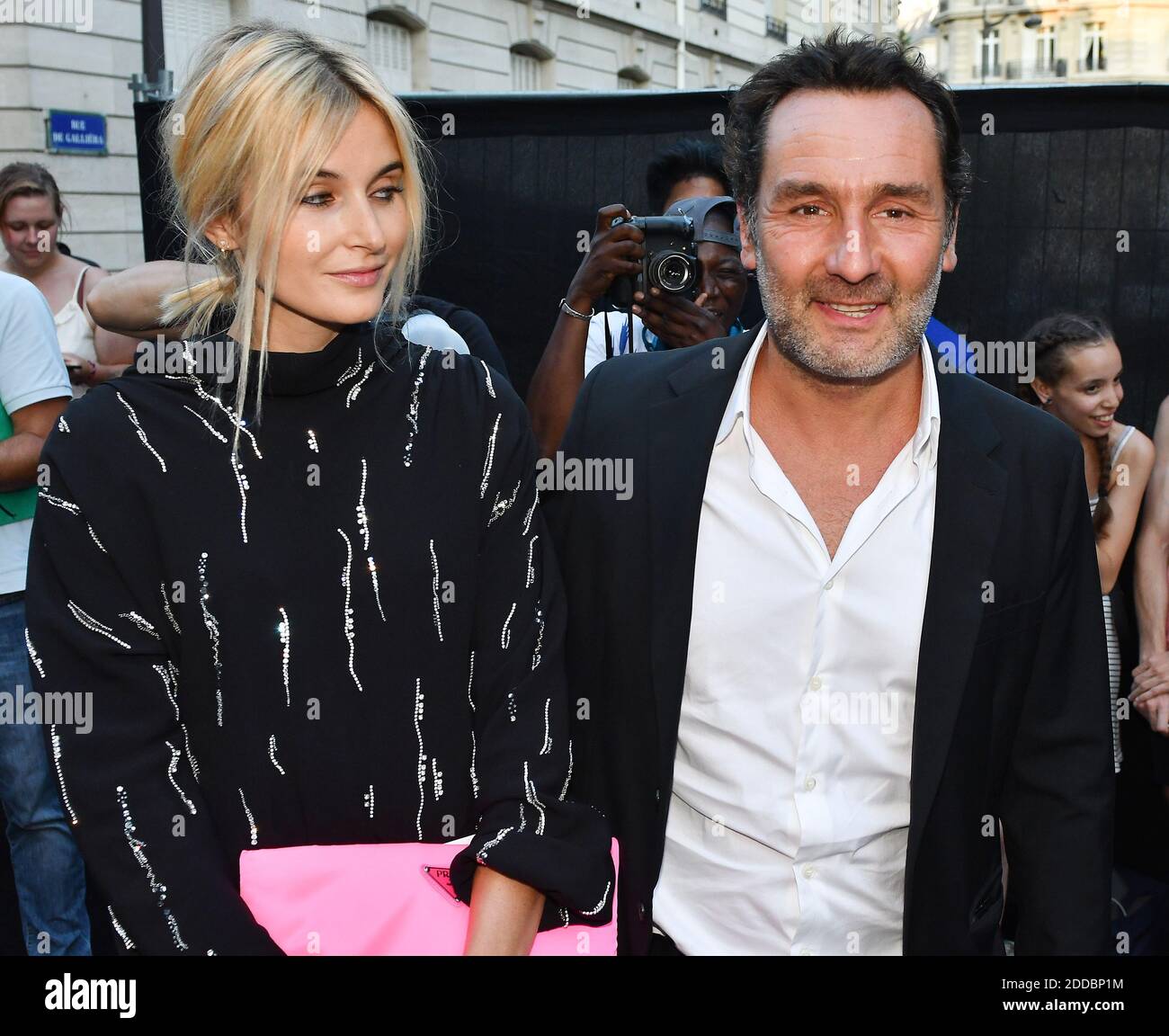 Gilles Lellouche and his girlfriend Alizee Guinochet arrive at the ...
