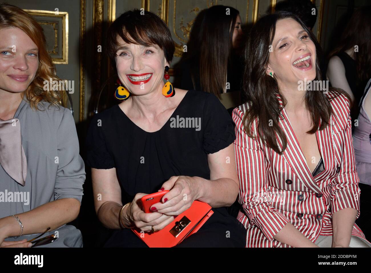 Melanie Thierry, Kristin Scott Thomas and Juliette Binoche attending ...