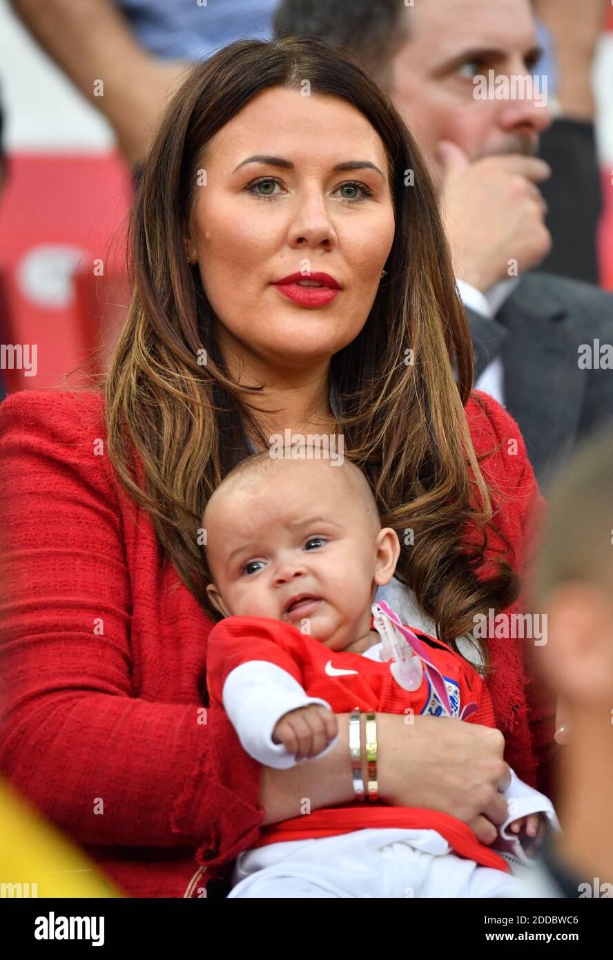 Nicky Pike attending the 1/8 Final Game between Colombia and England at ...
