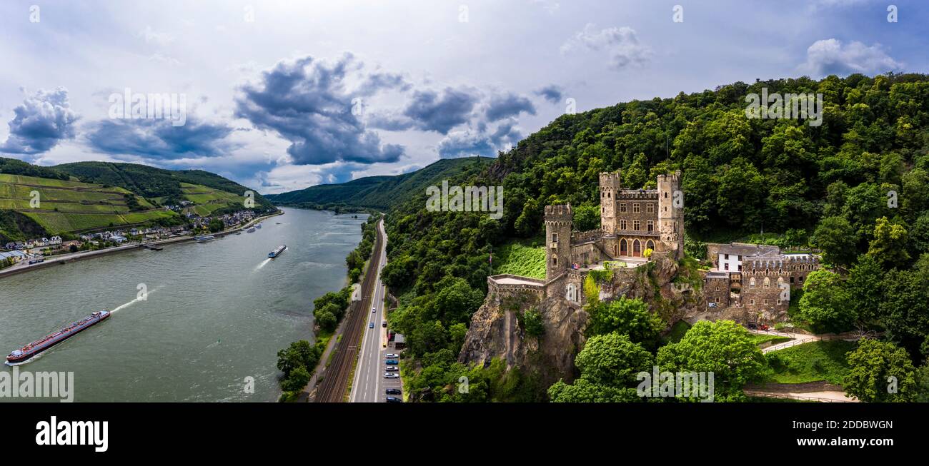 Rheinstein castle hi-res stock photography and images - Alamy