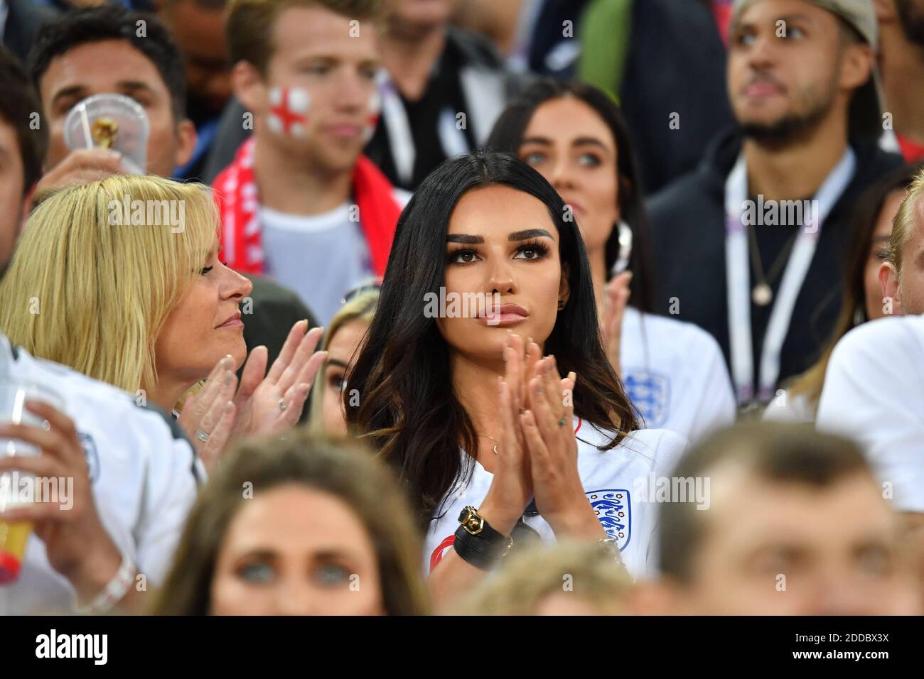 England wives and girlfriends football hi-res stock photography and ...