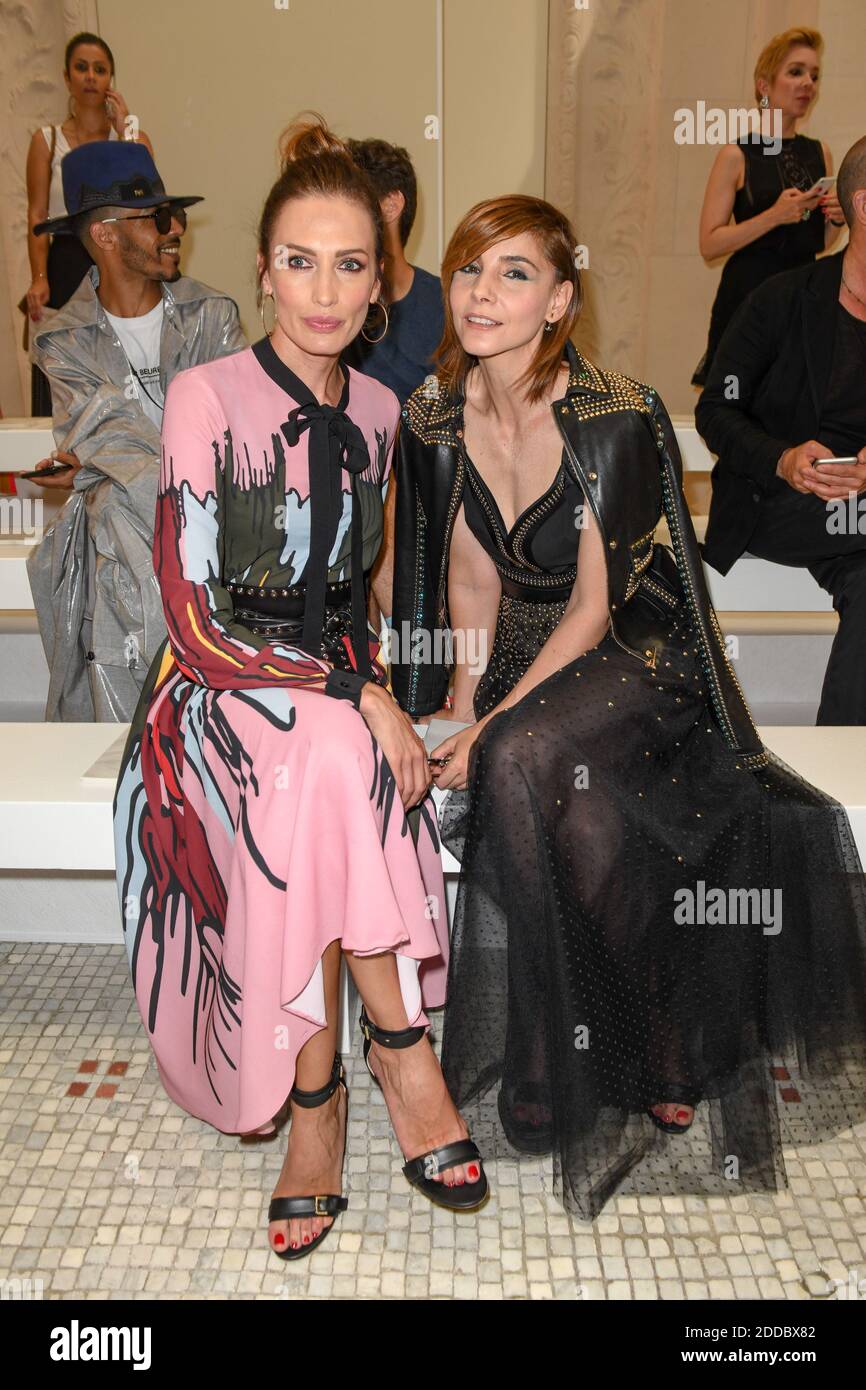 L-R : Nieves Alvarez and Clotilde Courau attend Elie Saab collection ...