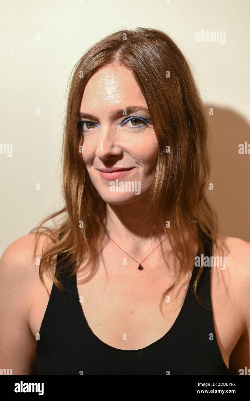 Actress Kate Moran in a backstage during the Lutz show as part of the ...