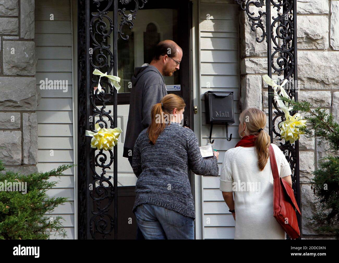 NO FILM, NO VIDEO, NO TV, NO DOCUMENTARY - Jeremy Irwin (from left ...