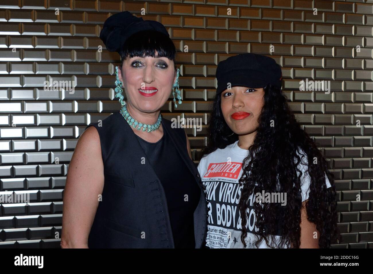 Rossy de Palma and daughter Luna Mary attending the Jean-Paul Gaultier ...