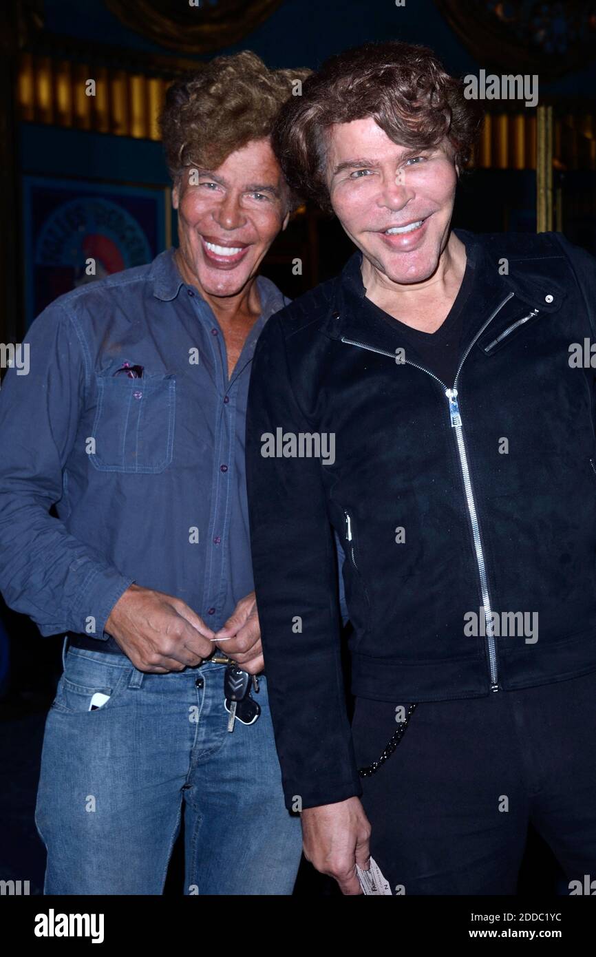 Igor and Grichka Bogdanoff attending the Fashion Freek Show as part of ...