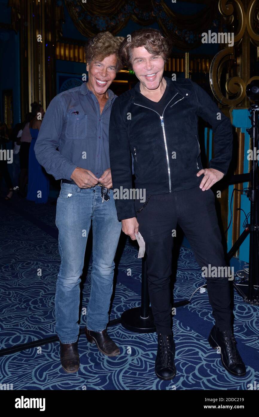 Igor and Grichka Bogdanoff attending the Fashion Freek Show as part of ...