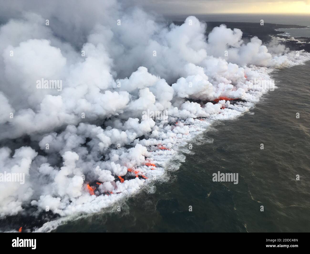 Handout photo of North facing view of the 1 km (0.6 mi) long ocean ...