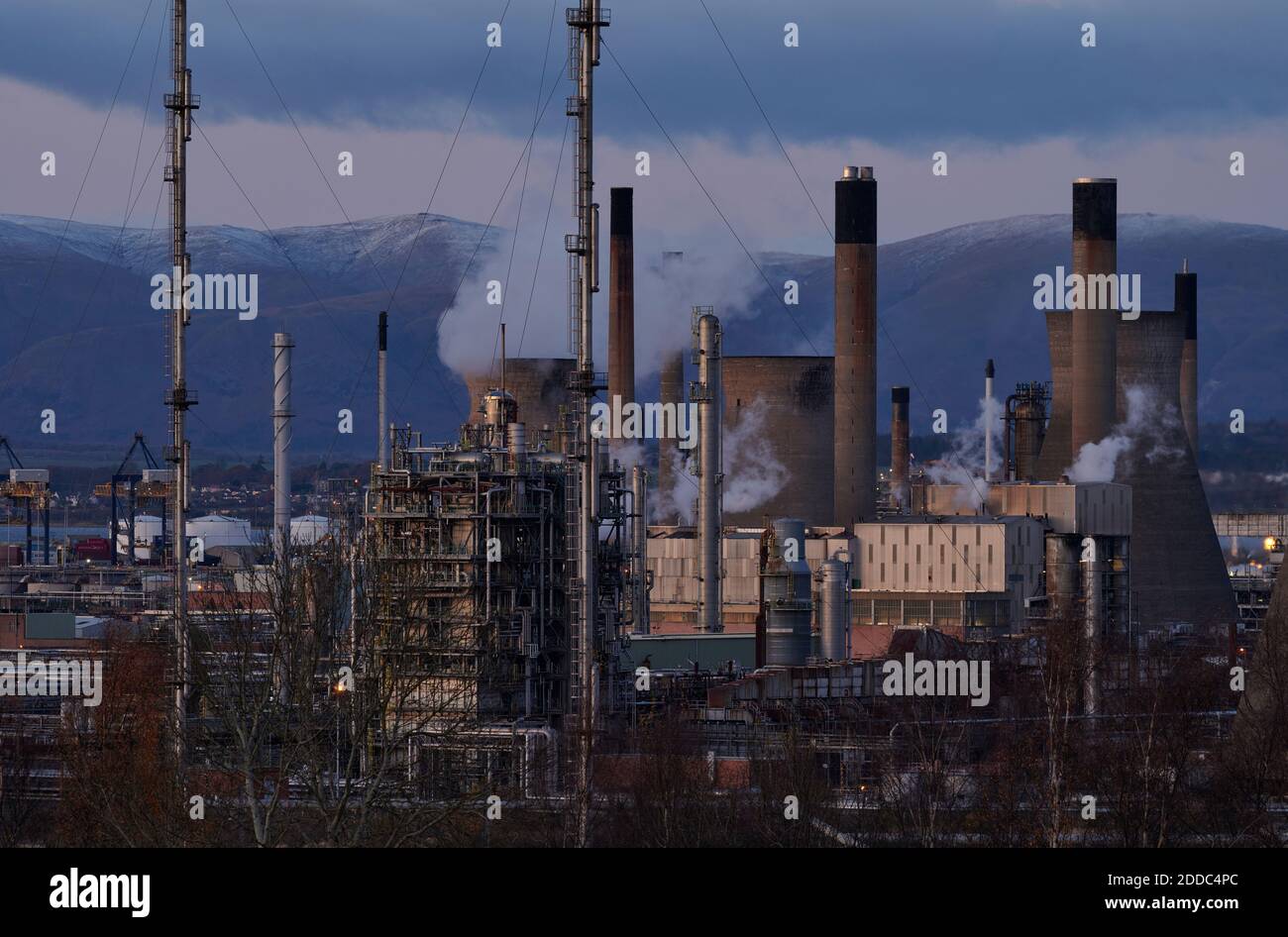 Grangemouth oil refinery and petrochemical complex is the first plant ...