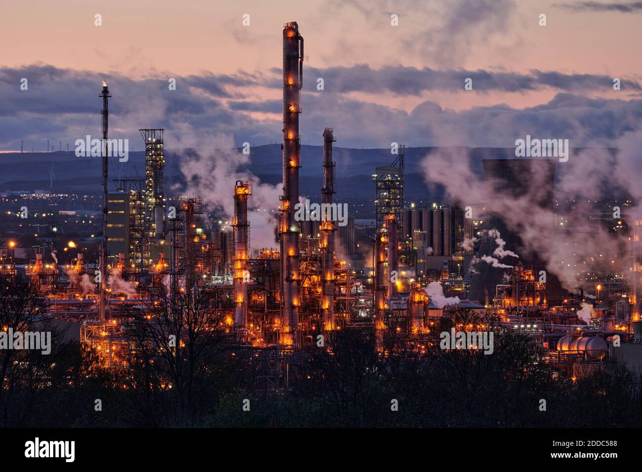 Grangemouth oil refinery and petrochemical complex is the first plant ...