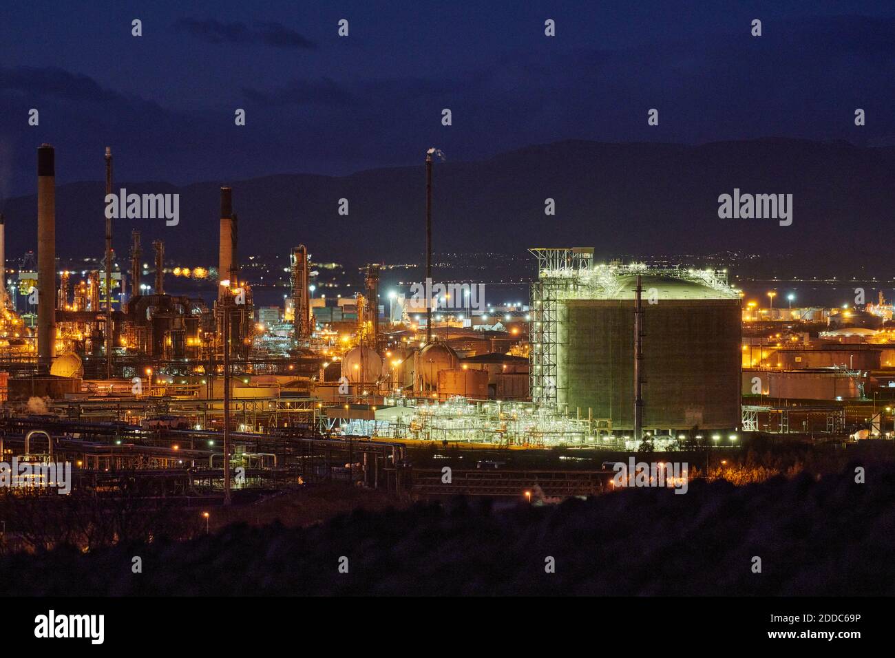 Grangemouth oil refinery and petrochemical complex is the first plant ...