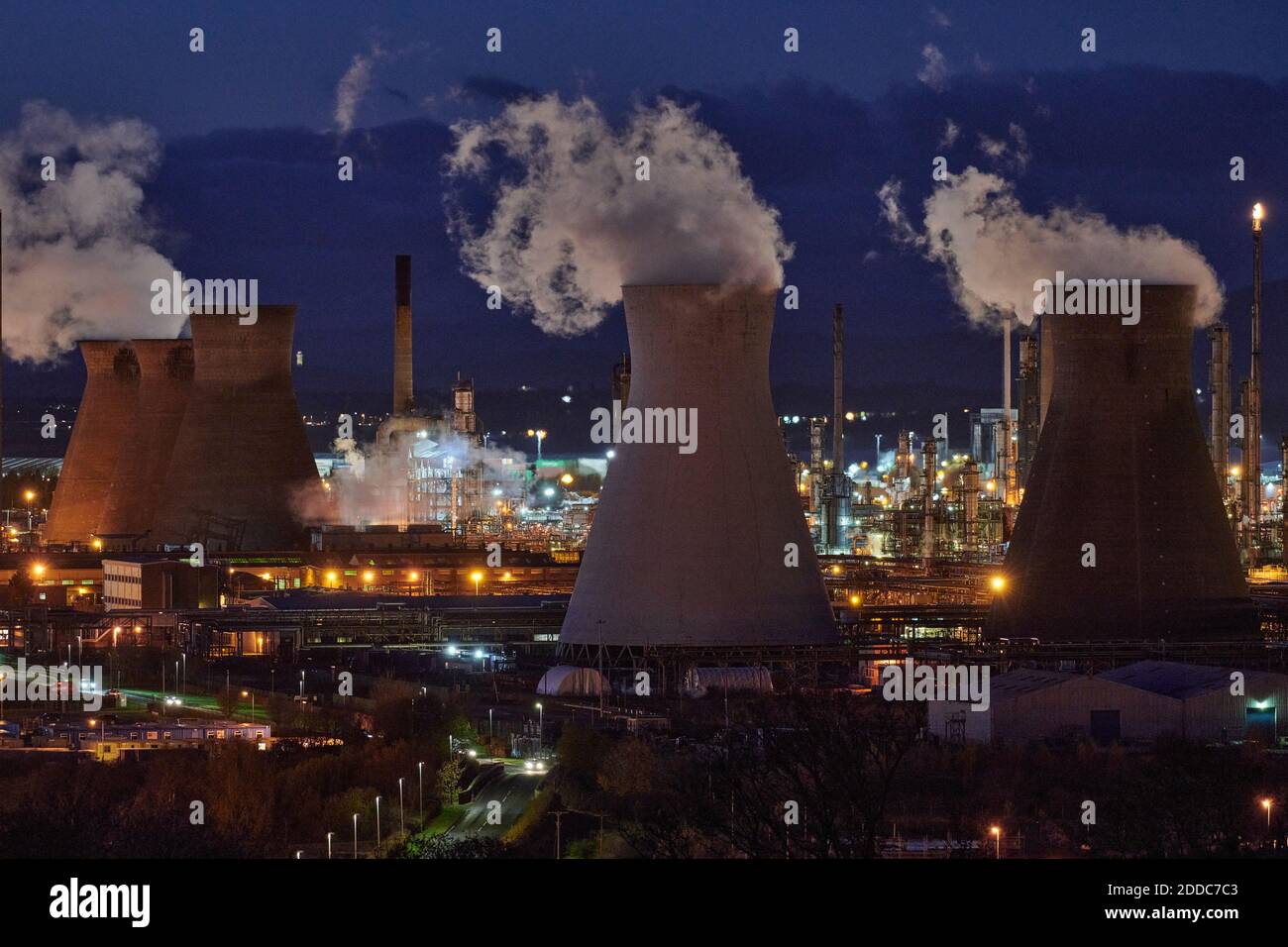 Grangemouth oil refinery and petrochemical complex is the first plant ...
