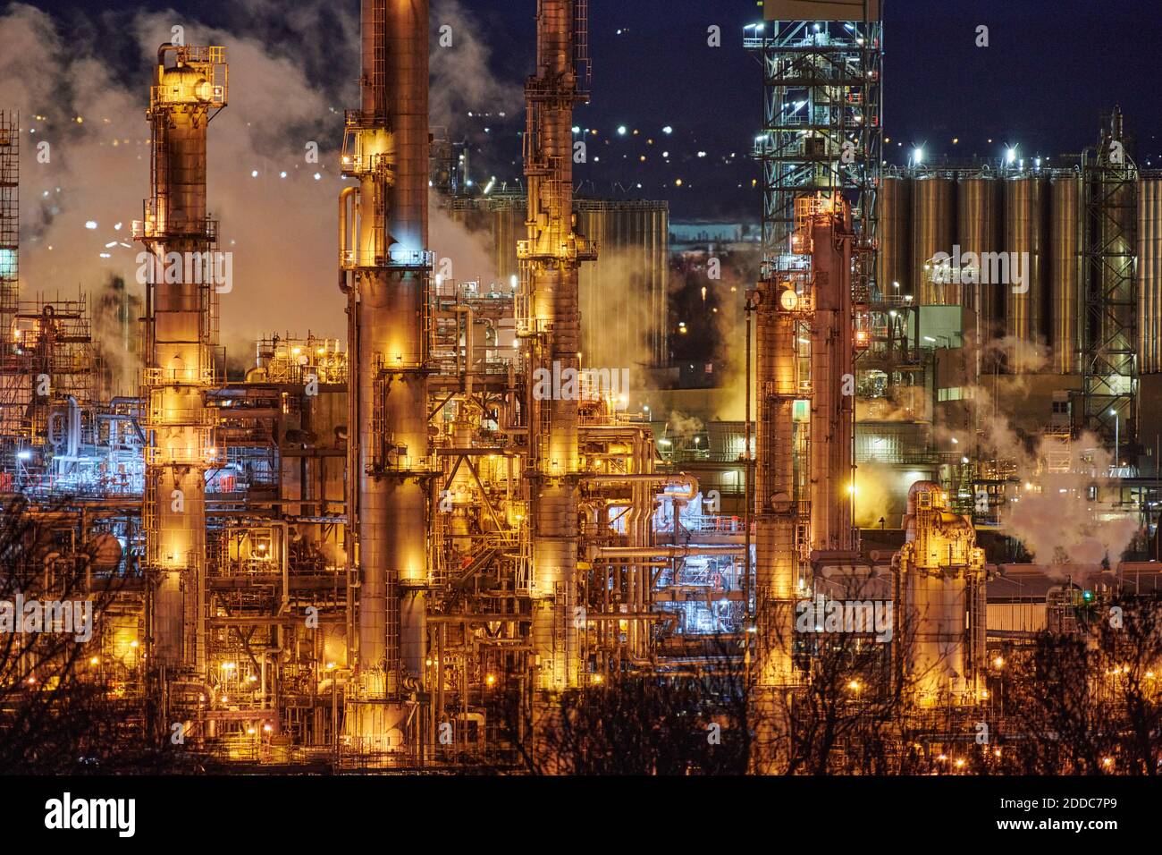 Grangemouth oil refinery and petrochemical complex is the first plant ...