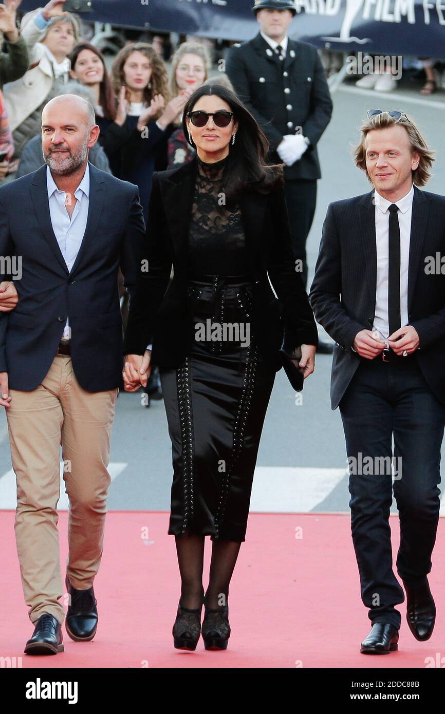Monica Bellucci,Thierry Lacaze and Alex Lutz during the 29th edition of ...