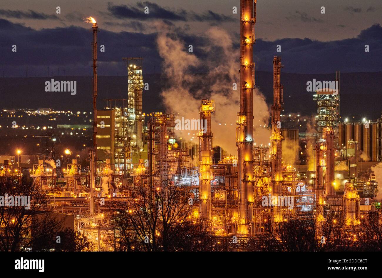 Grangemouth oil refinery and petrochemical complex is the first plant ...
