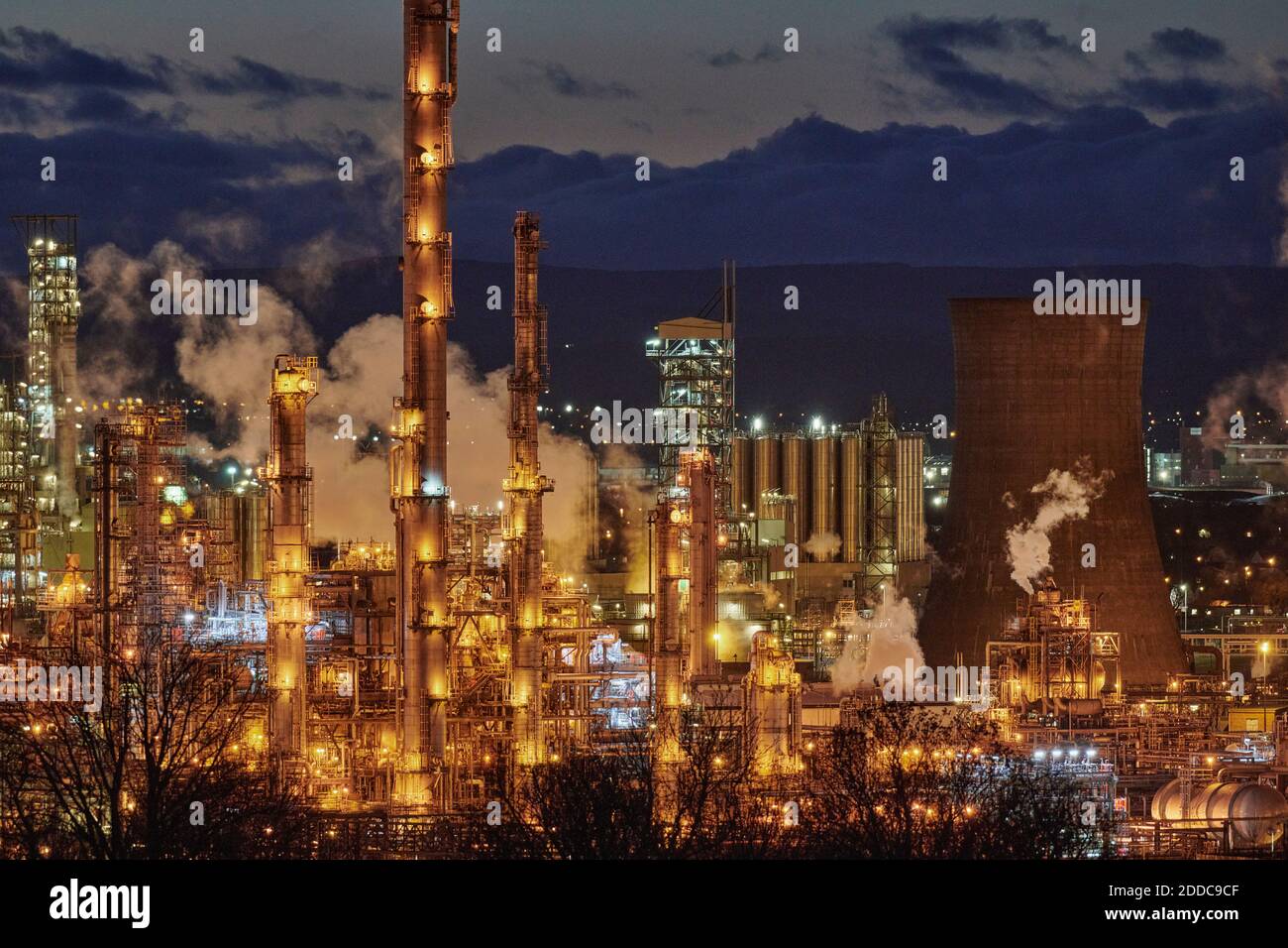 Grangemouth oil refinery and petrochemical complex is the first plant ...