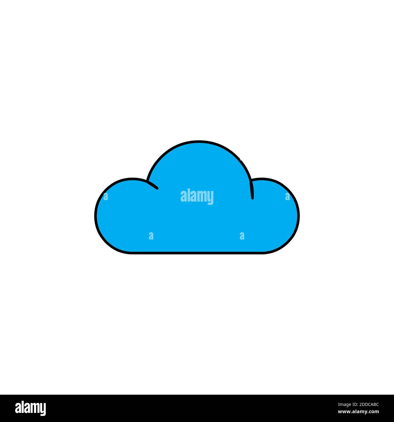 Cloud Icon Vector. Simple flat symbol. weather icon. Stock vector ...