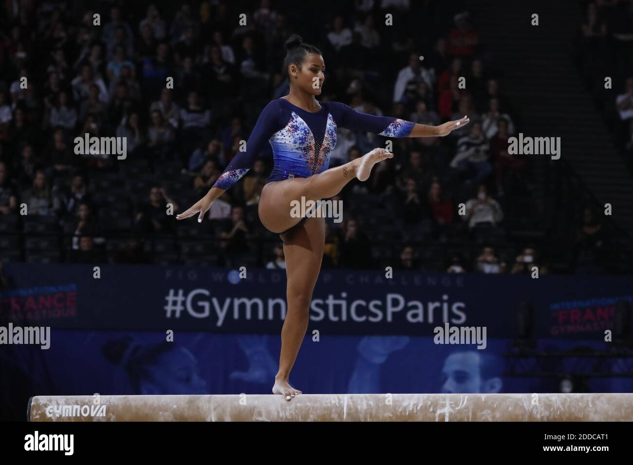 France's Marine Boyer in the Beam event during the Artistic Gymnastics ...