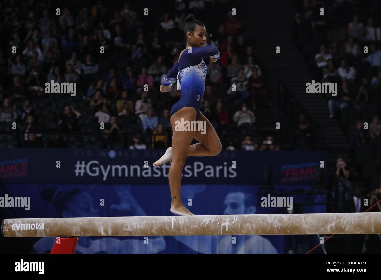 France's Marine Boyer in the Beam event during the Artistic Gymnastics ...