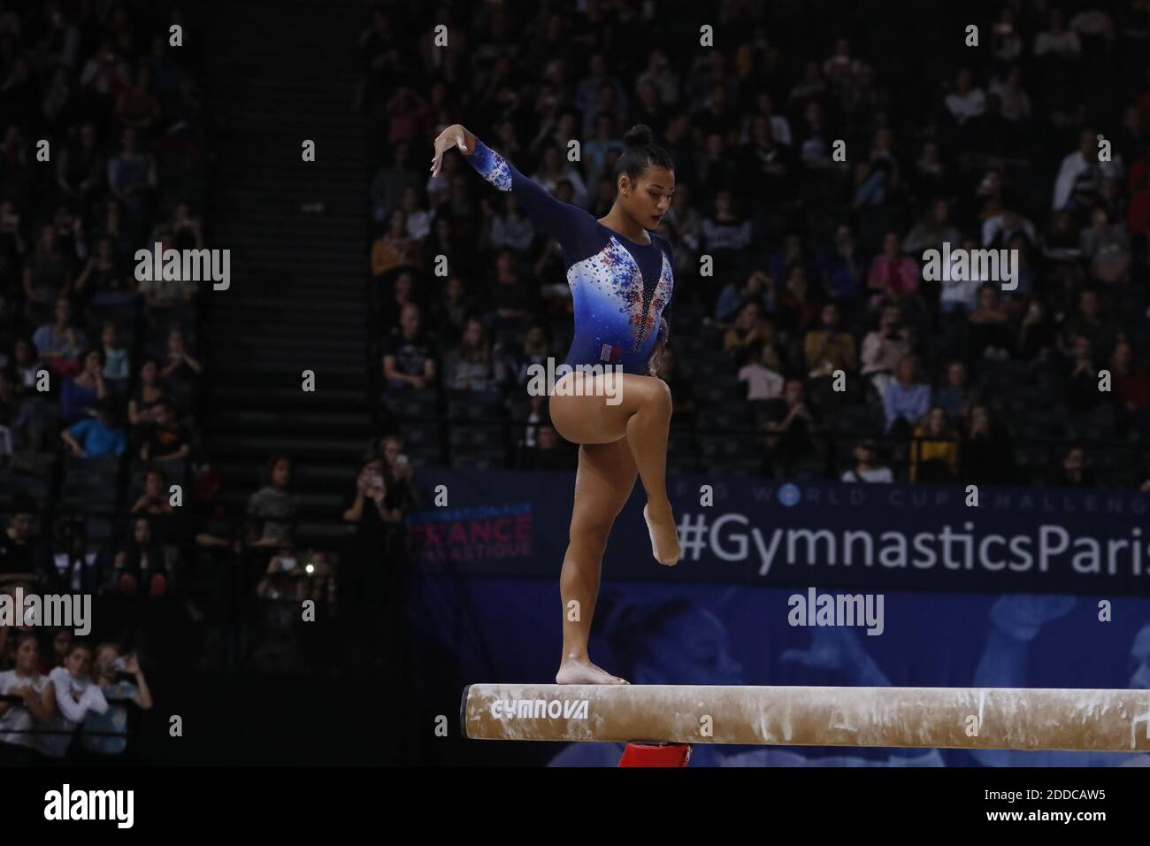 France's Marine Boyer in the Beam event during the Artistic Gymnastics ...