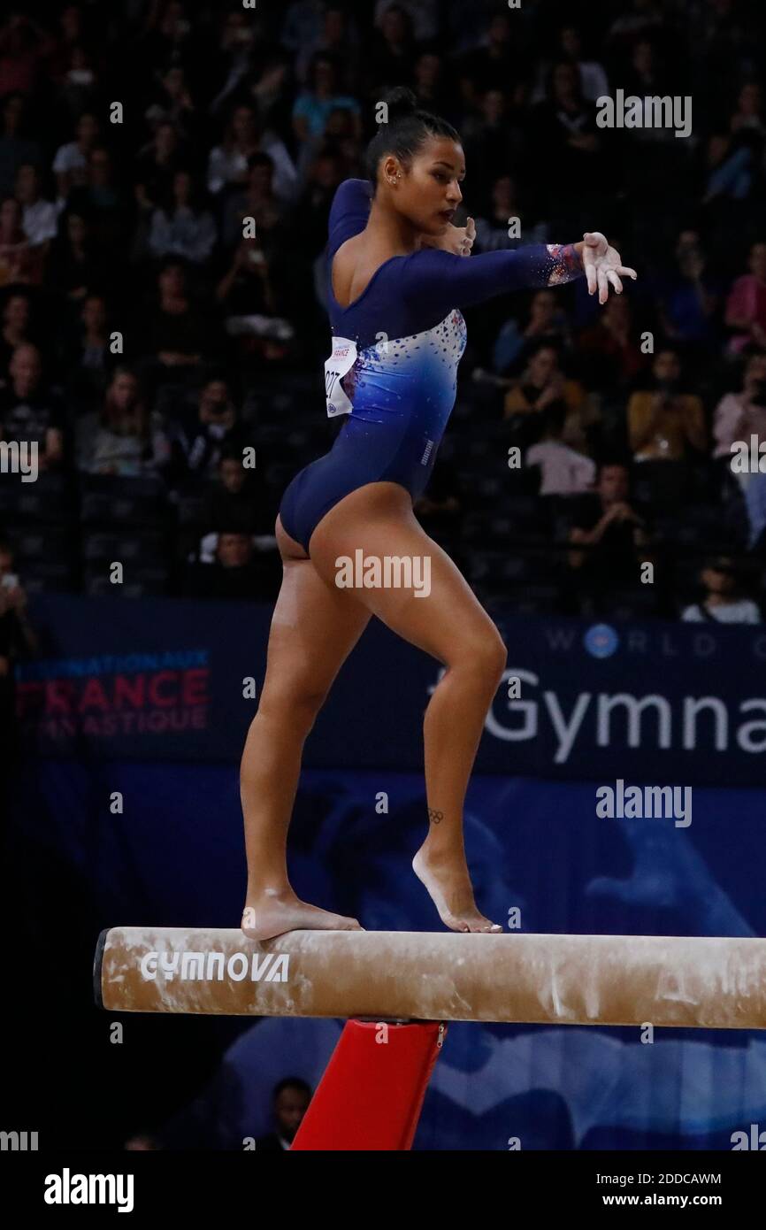 France's Marine Boyer in the Beam event during the Artistic Gymnastics ...