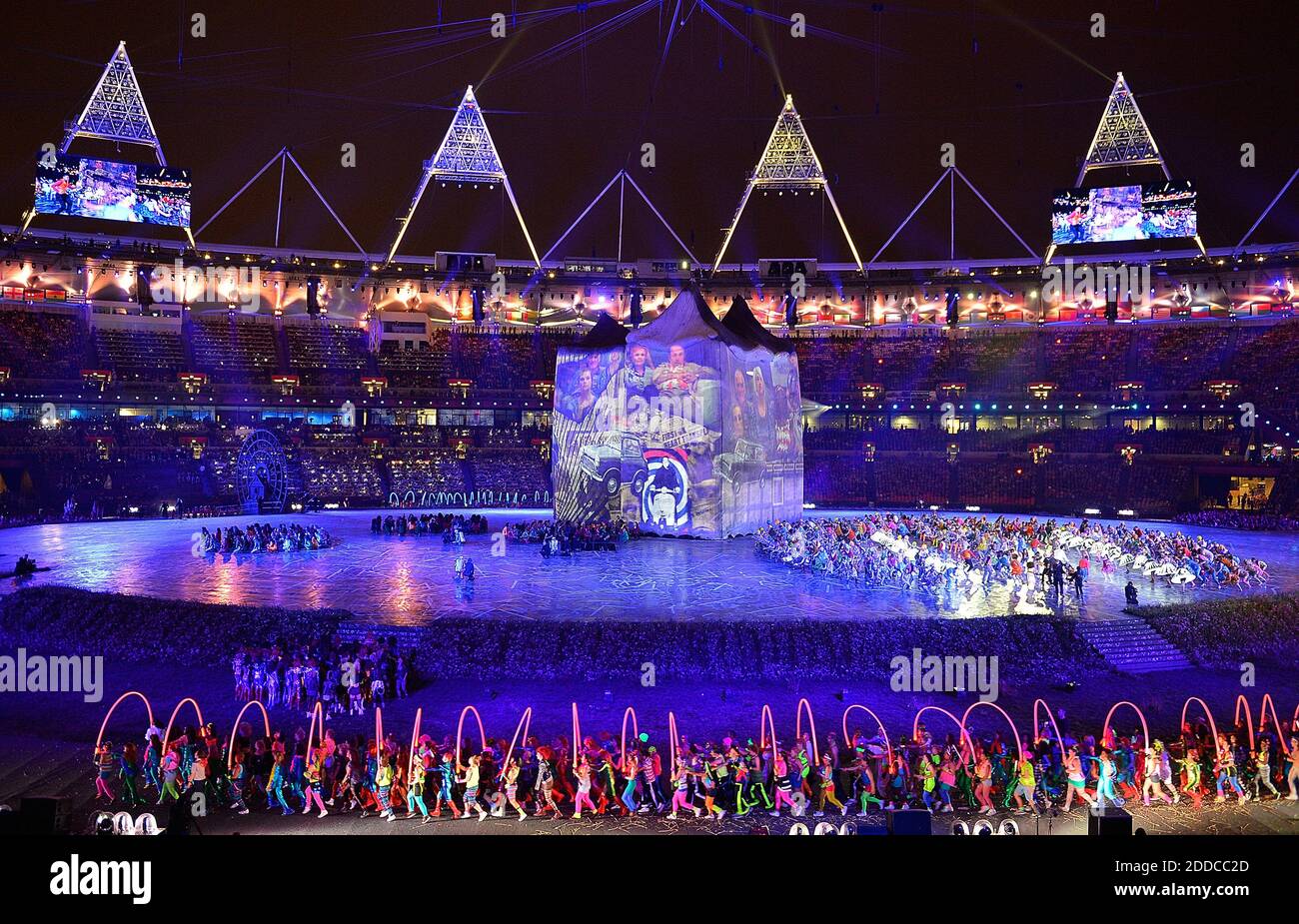 NO FILM, NO VIDEO, NO TV, NO DOCUMENTARY - Freshly smelted Olympic ...