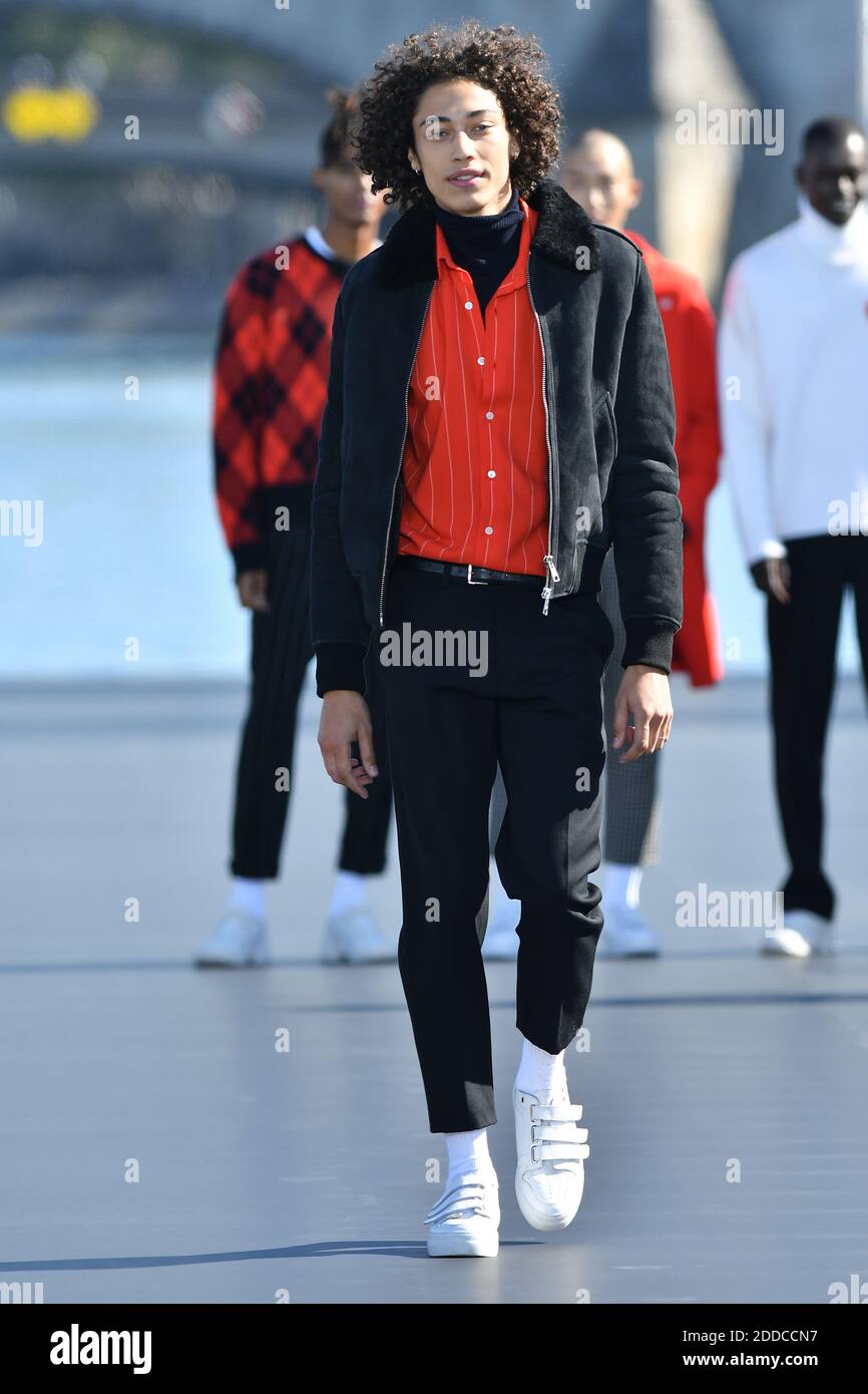 Max Fieschi walks the runway during Le Defile L'Oreal Paris as part of ...