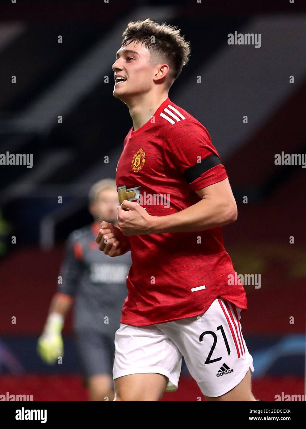 Manchester United's Daniel James celebrates scoring his side's fourth ...