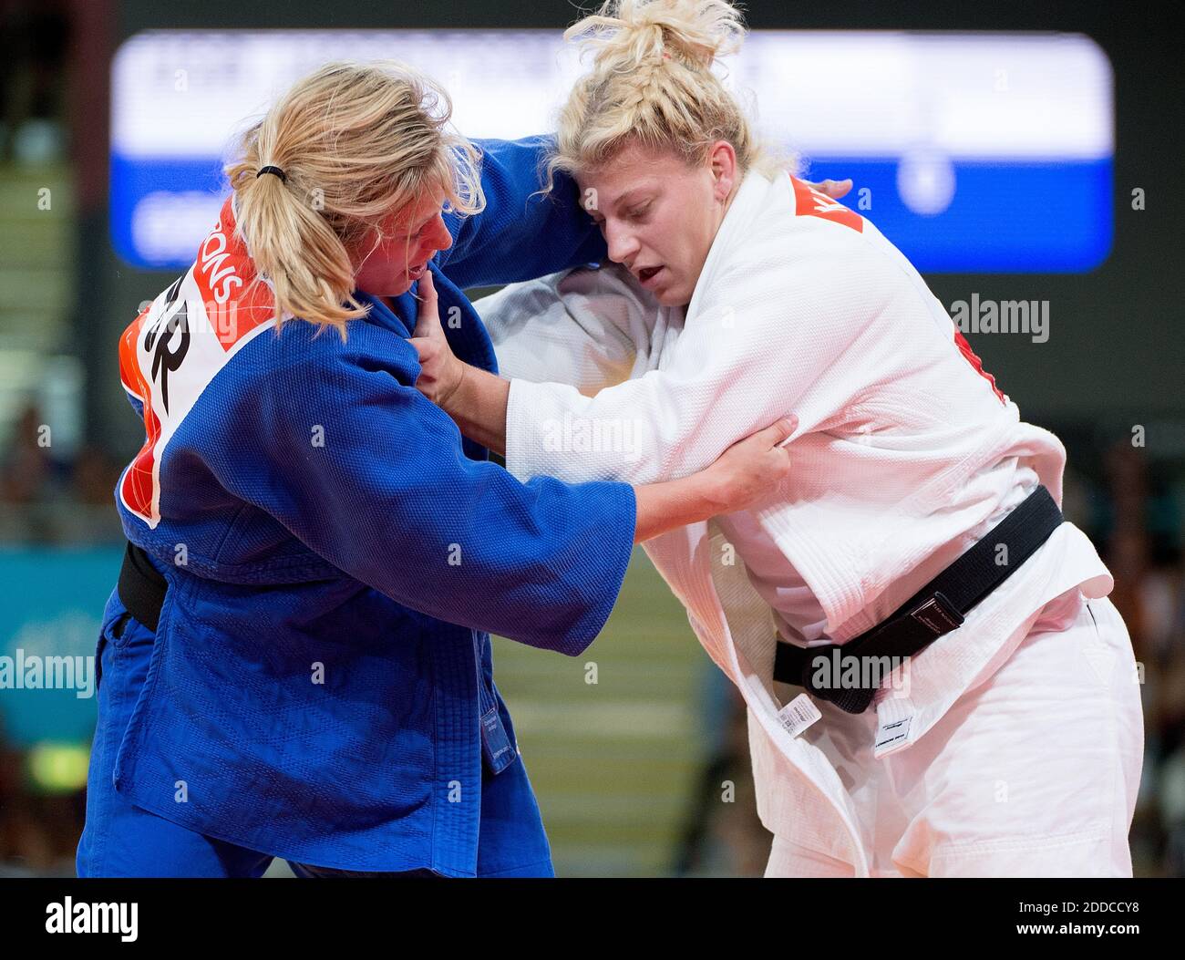 NO FILM, NO VIDEO, NO TV, NO DOCUMENTARY - USA's Kayla Harrison (white ...