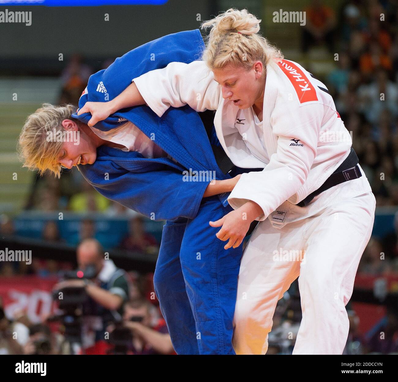 NO FILM, NO VIDEO, NO TV, NO DOCUMENTARY - USA's Kayla Harrison (white ...