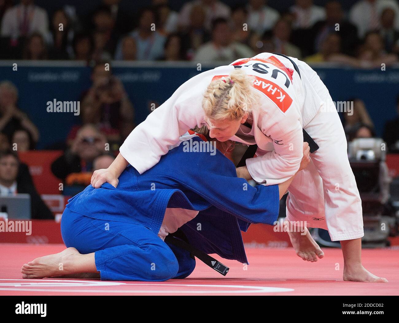 NO FILM, NO VIDEO, NO TV, NO DOCUMENTARY - USA's Kayla Harrison (white ...