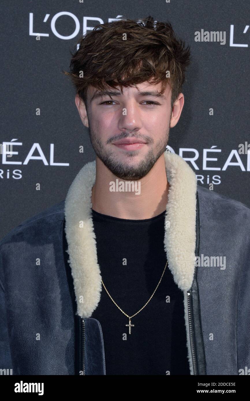 Cameron Dallas attending the L'Oreal Fashion Show as part of Paris ...