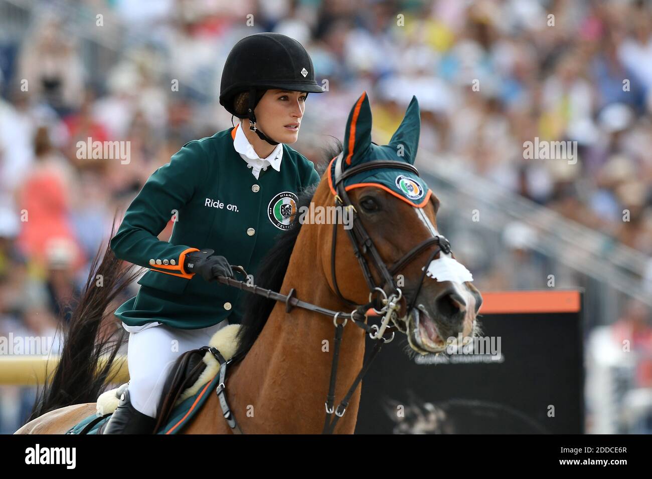 Jessica Springsteen and Swinny du Parc compete on day 3 of the 5th ...