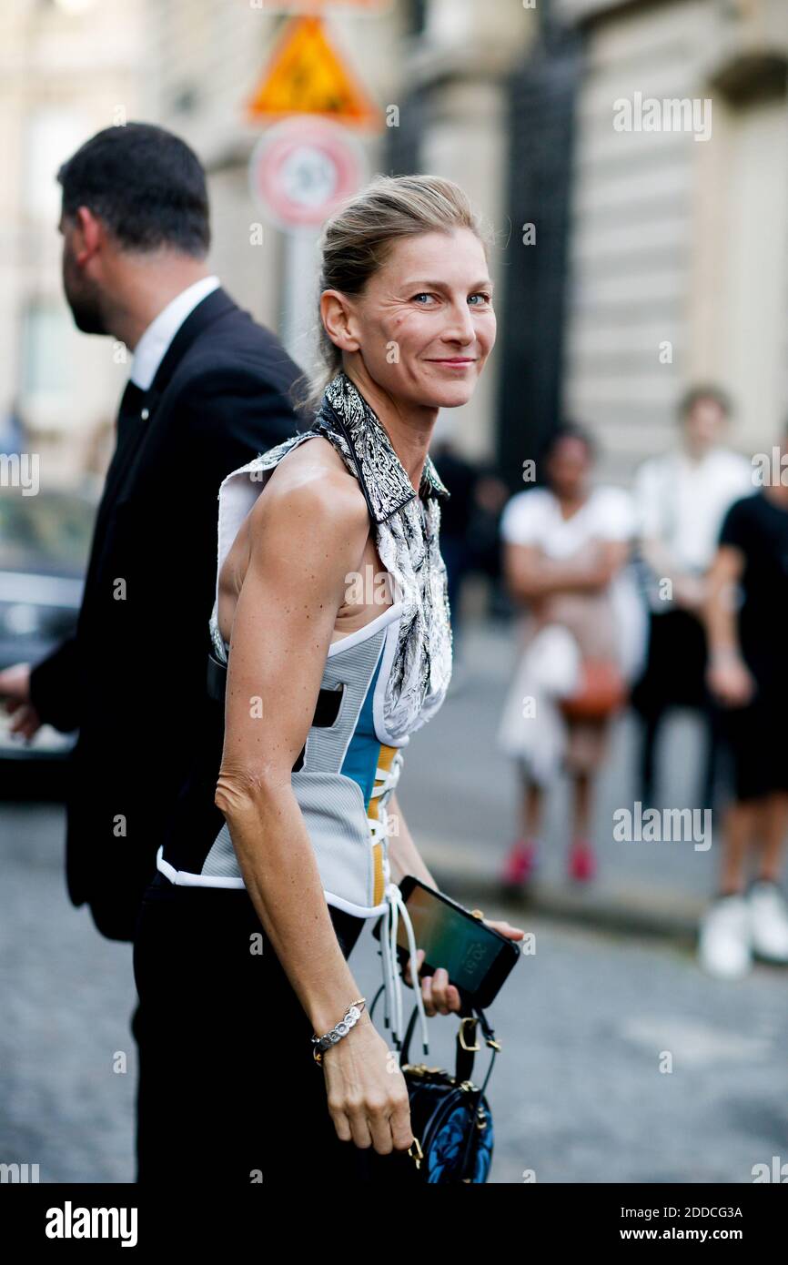 Street style, Elizabeth Von Guttman arriving at Vogue Foundation Dinner ...