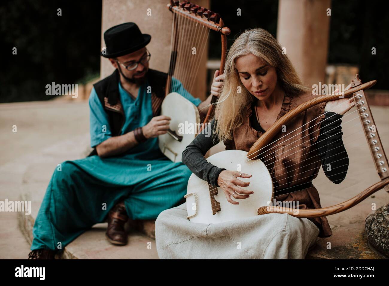 Man playing lyra hi-res stock photography and images - Alamy