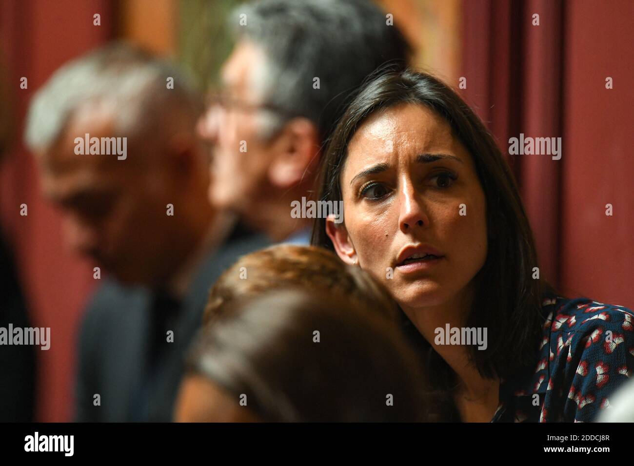 Minister Brune Poirson attends French President Emmanuel Macron address ...