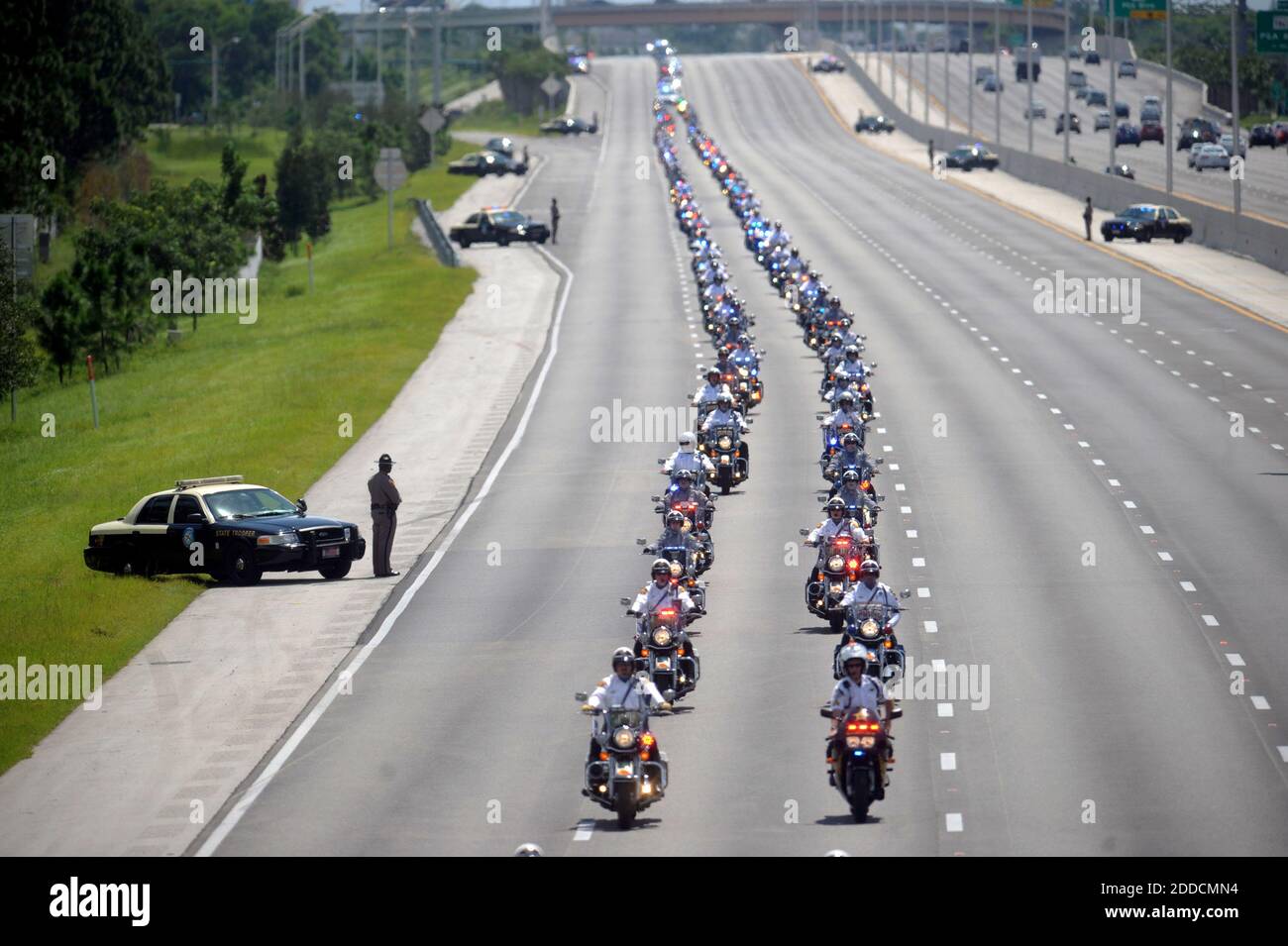 NO FILM, NO VIDEO, NO TV, NO DOCUMENTARY - Hundreds of motorcycle ...