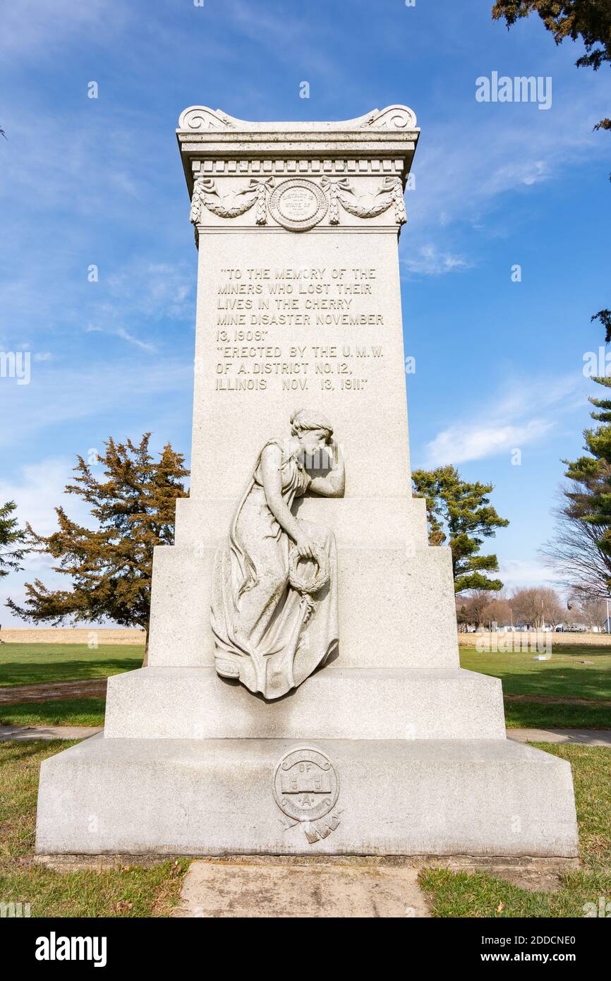 Remembering the Cherry mine disaster of 1909. Cherry, Illinois Stock ...